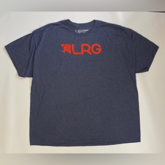 Lrg | Shirts | Lrg Logo Tee Color Navy Heatherred | Poshmark